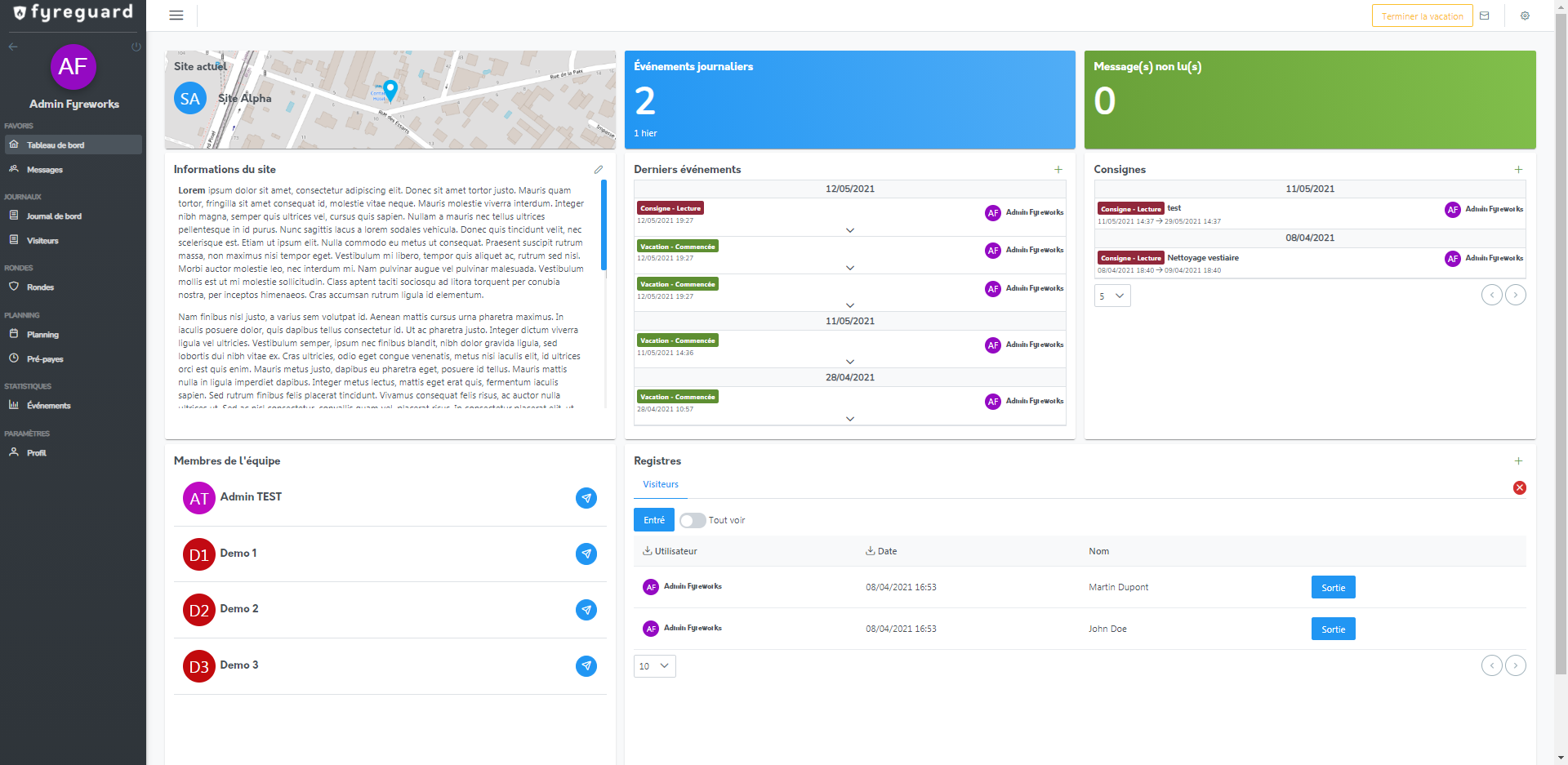 Une main courante électronique améliore l'efficacité opérationnelle